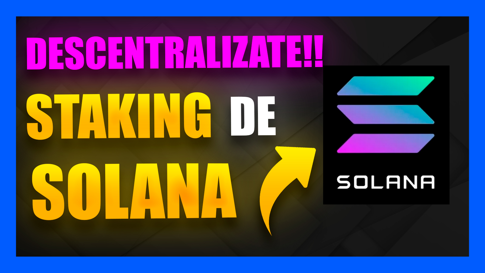 Cómo Hacer STAKING DESCENTRALIZADO de SOLANA ( SOL )
